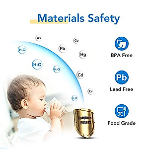 ICEPURE Pitcher Water Filter Replacement for Brita® Standard Water Filter, Brita® Pitchers and Dispensers,Classic OB03, Everyday, UltraMax, Metro+, XL, Mavea® 107007 35557 and More NSF Certified 3PACK