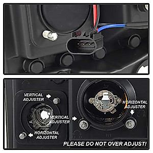 ACANII - For 2005-2007 Ford F250 F350 F450 Superduty Black LED Tube Projector Headlights Headlamps Pair Set Left+Right