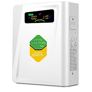 Power Converters 220v to 110v Step Down Transformer Voltage 3000w, No Noise, Ten Protection Functions, Suit for Air Fryer, Coffee Maker,for US Appliance Used in Europe