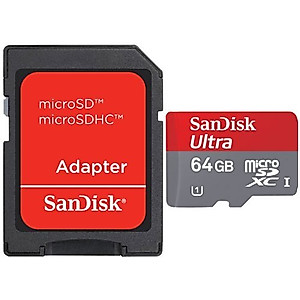 SanDisk 64GB ULTRA microSDXC Card Class 10 (SDSDQUA-064G-A11A)