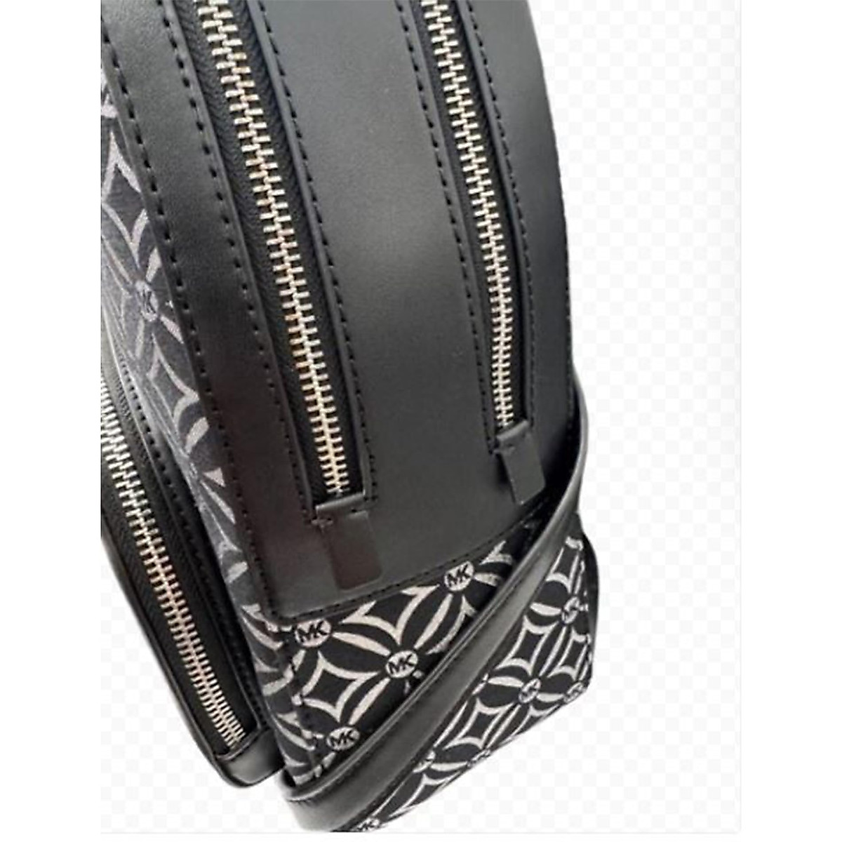 Michael Kors Jaycee Backpack Black Medium Leather, Black