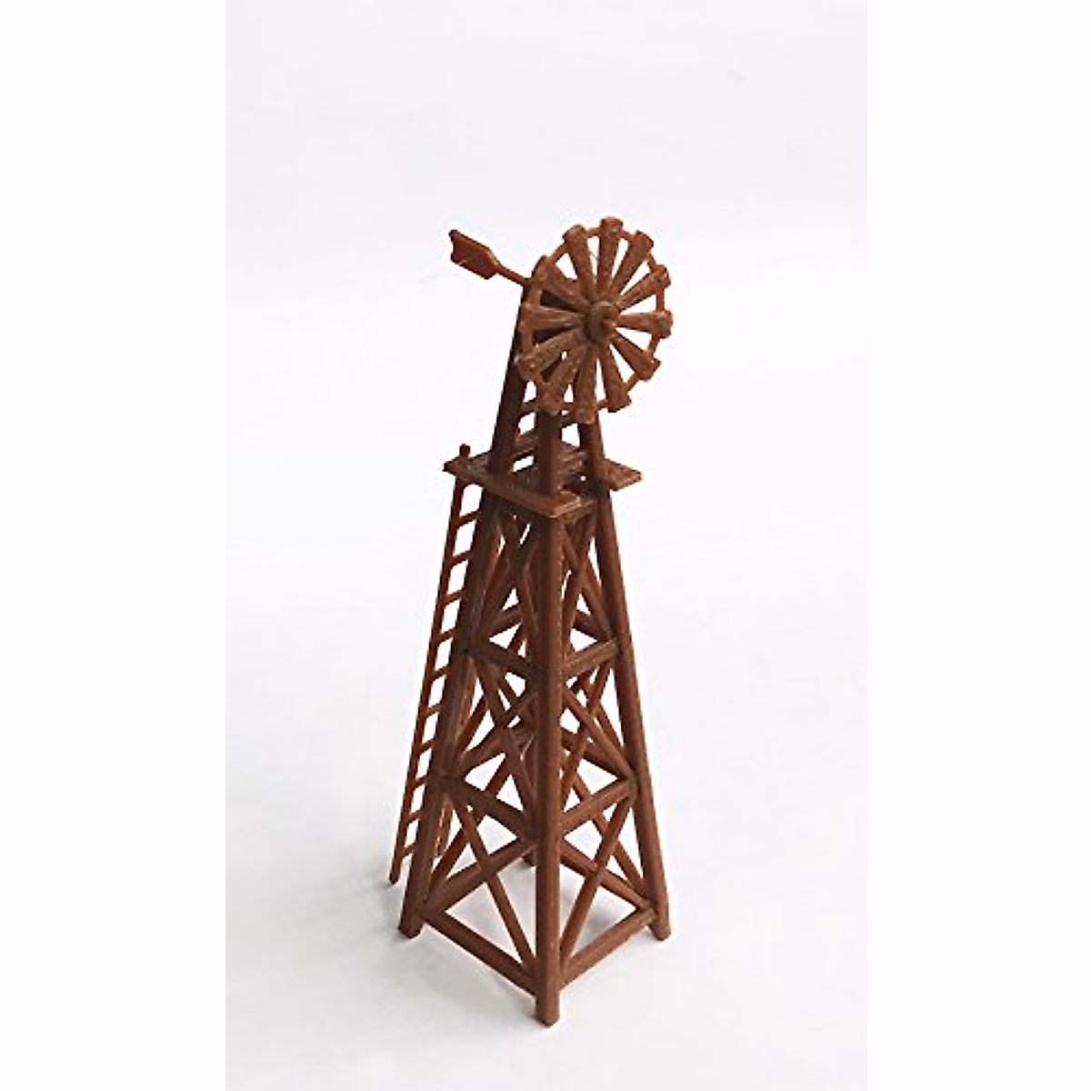 Outland Models Railway Layout Country Farm Windmill (Brown) HO Scale 1:87