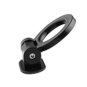 idain Universal Ring Track Racing Style Decorative Tow Hook for Any Car SUV Truck Not Functional- ONLY for Decoration (Black)