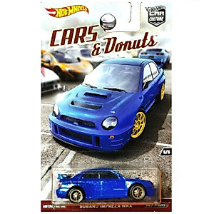 Hot Wheels CAR Culture, Cars & Donuts Series, Blue Subaru Impreza WRX 5/5