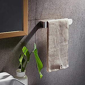 Aottop Towel Holder Towel Bar Towel Ring Without Drilling 304 Stainless Steel Self Adhesive Towel Rack Bathroom Holder Accessory for Kitchen and Bathroom