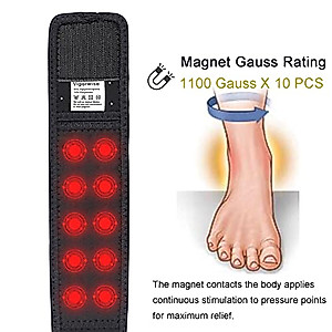 Vigorwise Achilles Tendonitis Brace, 1Pcs Adjustable Achilles Strap for Men Women, Breathable Ankle Brace for Achilles Pain, Running, Cycling, Hiking, Sports