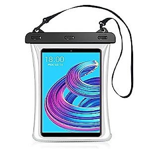 Cljlixcy Universal iPad Waterproof Bag Case Touch Sensitive Dry Bag with Lanyard Waterproof Bag Case for iPad 8th/7th/6th/5th/4th Generation 10.5/10.2/9.7/10.2 ipad Mini case