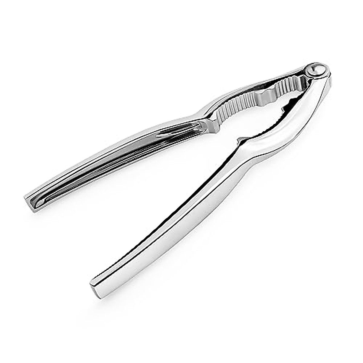 New Star Foodservice 24135 1-Piece Heavy Duty Chrome Plated Zinc Alloy Lobster Cracker Nutcracker Lobster/Crab/Nut/Seafood Cracker 6-1/4"