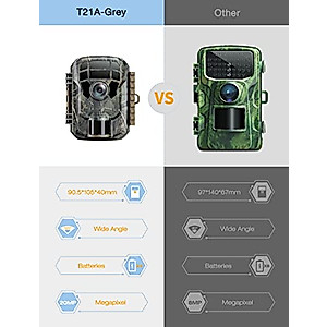 VOOPEAK 2 Pack Trail Camera - Game Camera 36MP 2K Motion Activated Trail Cam Scouting Hunting Cam Wildlife with 2.0 LCD Screen 120° Wide Angle Lens Night Vision Waterproof IP66