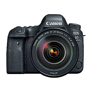 Canon EOS 6D Mark II DSLR Camera with EF 24-105mm USM Lens, WiFi Enabled
