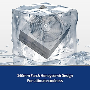 Pystar 1000W Power Supply 80+ Gold Full Modular PSU, ATX 3.0 & PCIE 5.0, ES1000