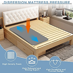 FOUXTEL Extra Large Mattress Support Board - 2.5" Extra Thick Bed Boards for Under Mattress Memory Foam Under Mattress Support for Sagging, Firm, Support, Stability