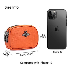 imeetu (Bundle of 2 Sets) Credit Card Holder Wallet and Small Women Coin Pouch