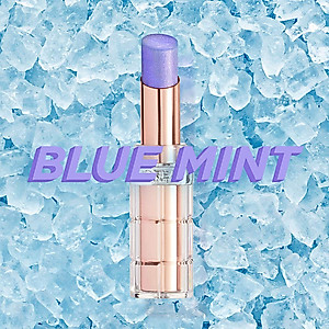 L'Oreal Paris Makeup Colour Riche Plump and Shine Lipstick, for Glossy, Radiant, Visibly Fuller Lips with an All-Day Moisturized Feel, Blut Mint Plump, 0.1 oz.