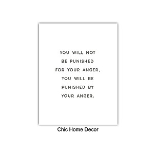 Inspirational Buddhism Quotes Set - Zen Home Decoration Wall Art Decor for Living Room, Yoga Studio, Office - Unique New Age Gift for Buddhist, Meditation Instructor - 8x10 Buddha Prints - Unframed