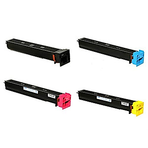 Konica-Minolta Genuine TN-711 CMYK Set for Bizhub C754 C654 A3VU-Set