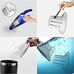 Car Vacuum Cleaner 2 in 1 Handheld Vacuums for Quick Car Cleaning , High Power Strong Suction，Wet and Dry Use with 9.85FT(3M) Power Cord with Cigarette Lighter Plug, Deep Cleaning Kit of Car Interior.