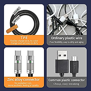 CZK [100W 6ft USB C to USB C Cable, New Durable Silicone Wire for MacBook Pro iPad Pro Fast Charge, PD USB C Charge Cable Compatible with MacBook Air 2022, iPad, Galaxy S22 S21-Black