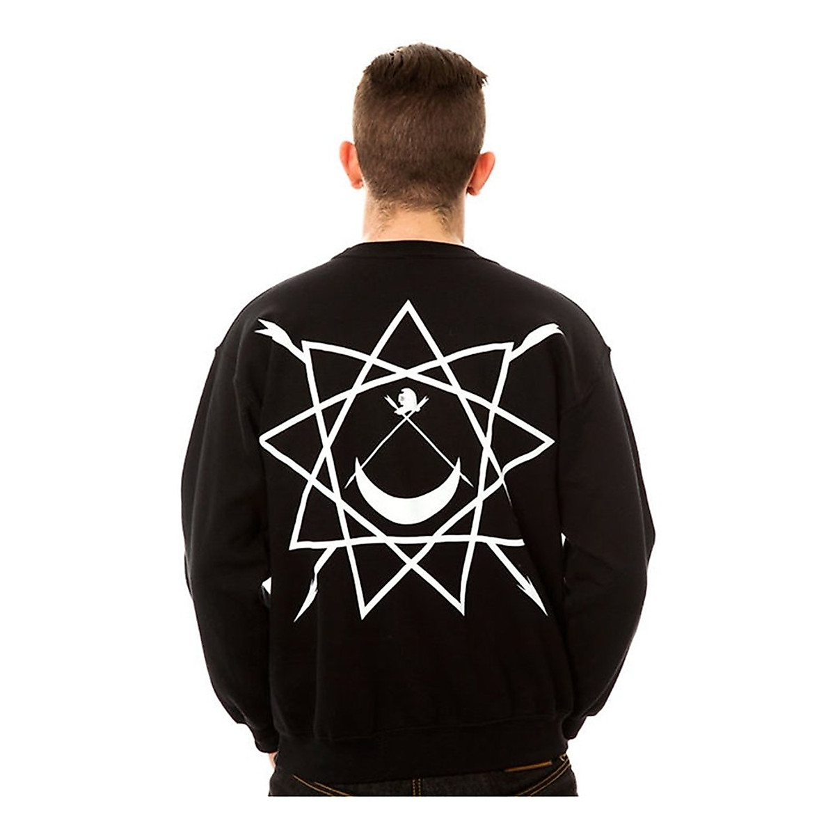 Black Scale Mens The Pyrex Vision Zip Up Hoodie Sweatshirt, Black, Small