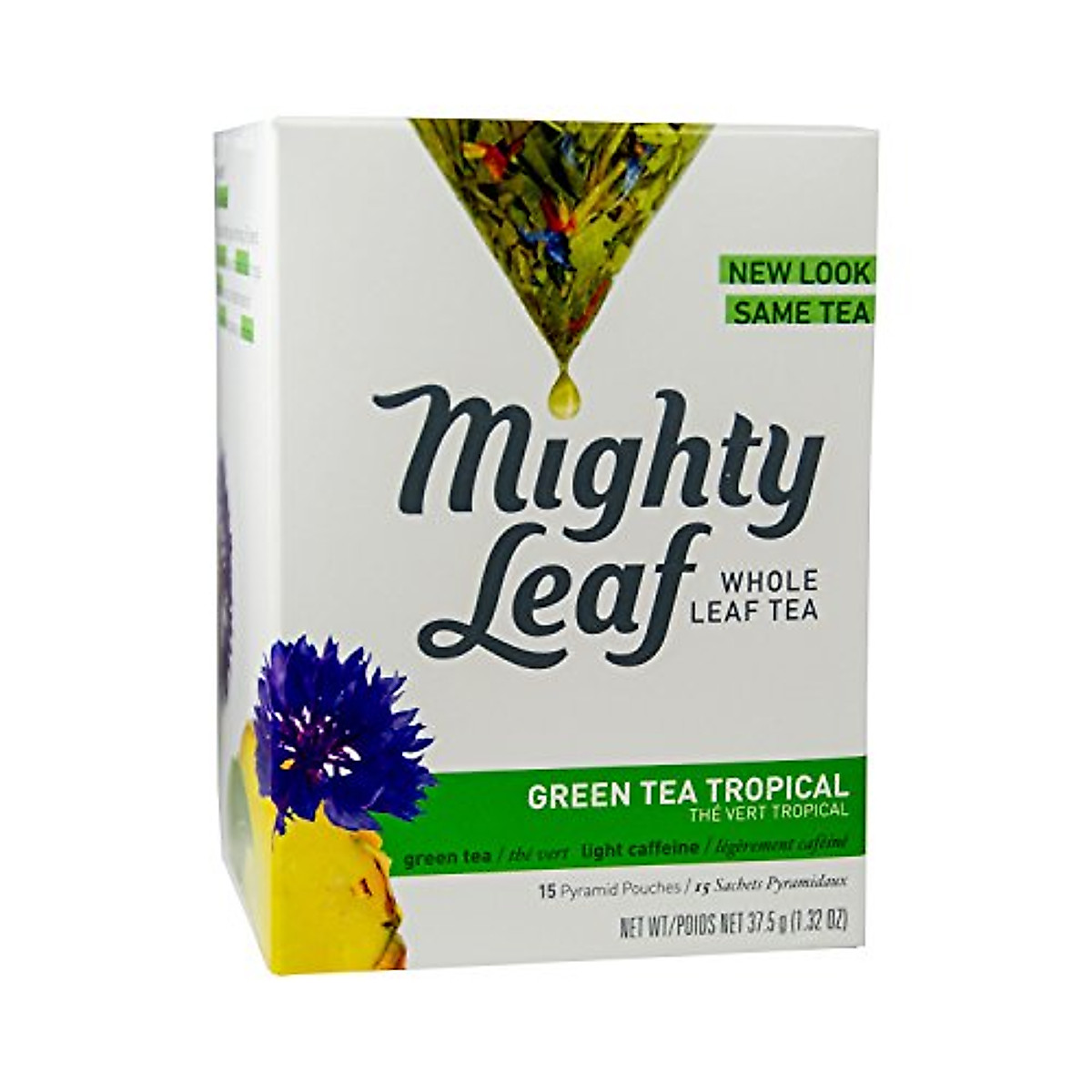 Mighty Leaf, Green tea Tropical, Tea Bags, 15 ct