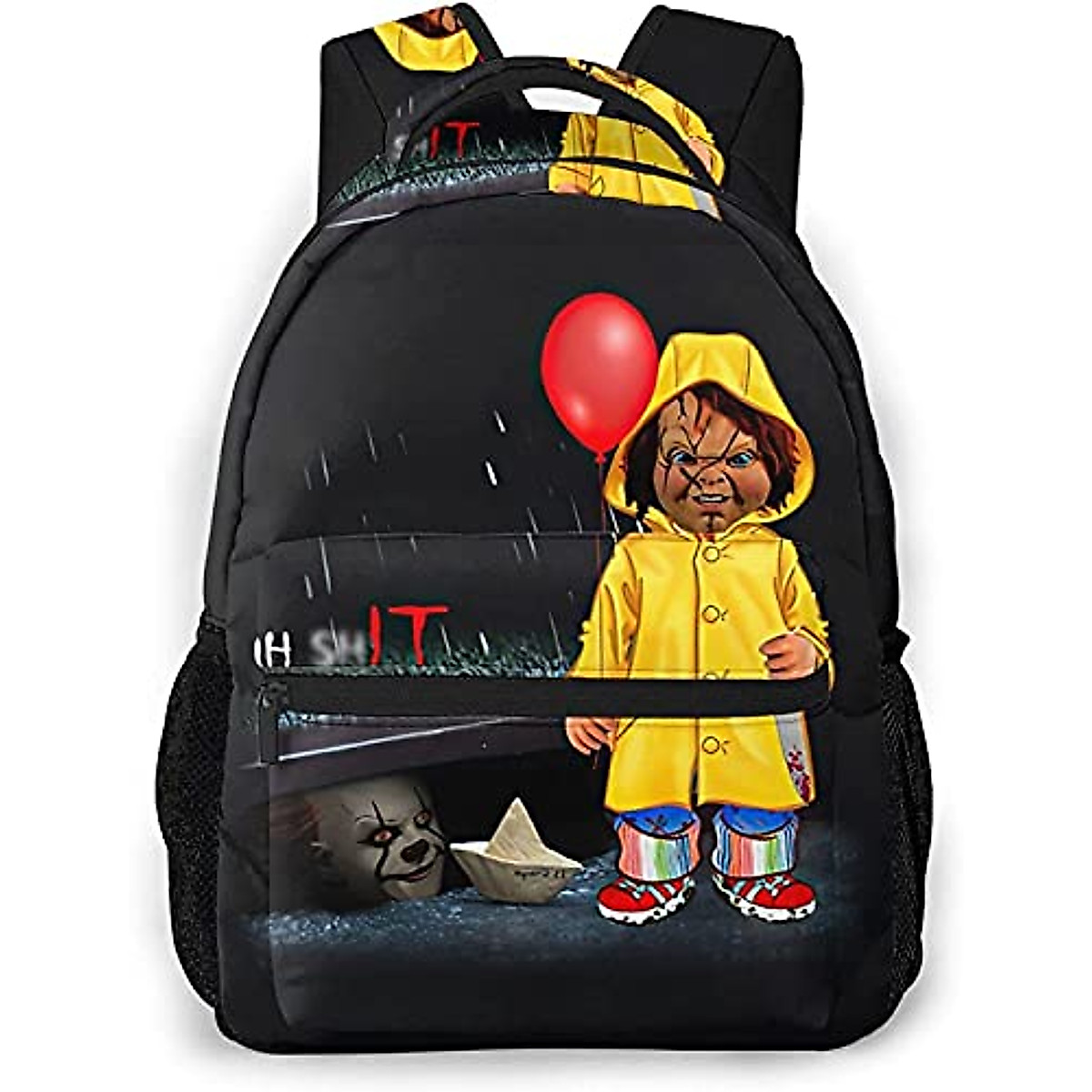 Horror Movie Chu-CKY Backpack Laptop Travel Bag Durable Waterproof for School College Student Knapsack