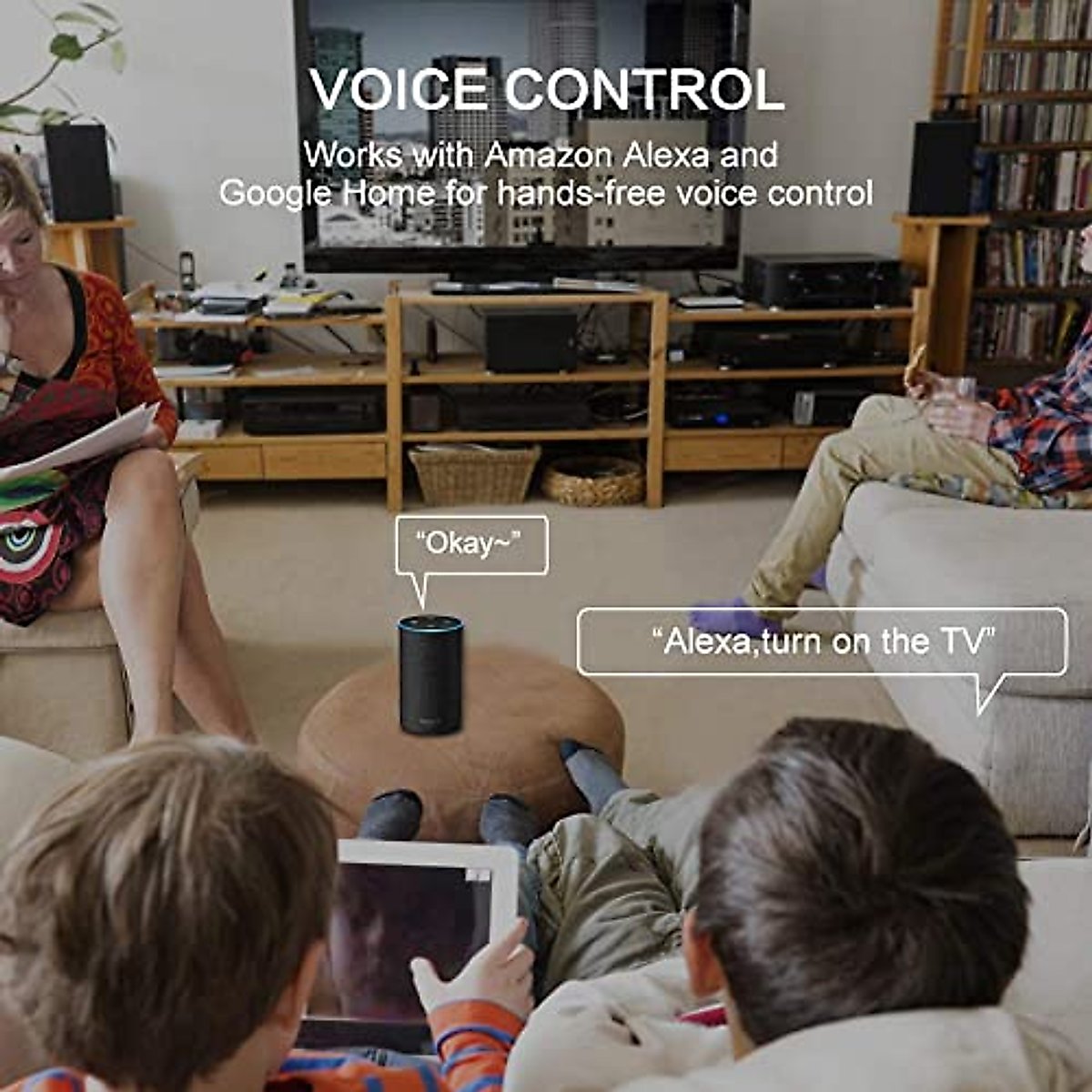 WiFi Light Switch, Wireless Smart Switch Alexa Remote Control, Avatar Controls Electrical Switch for Smart Home, DIY Your Household Appliances