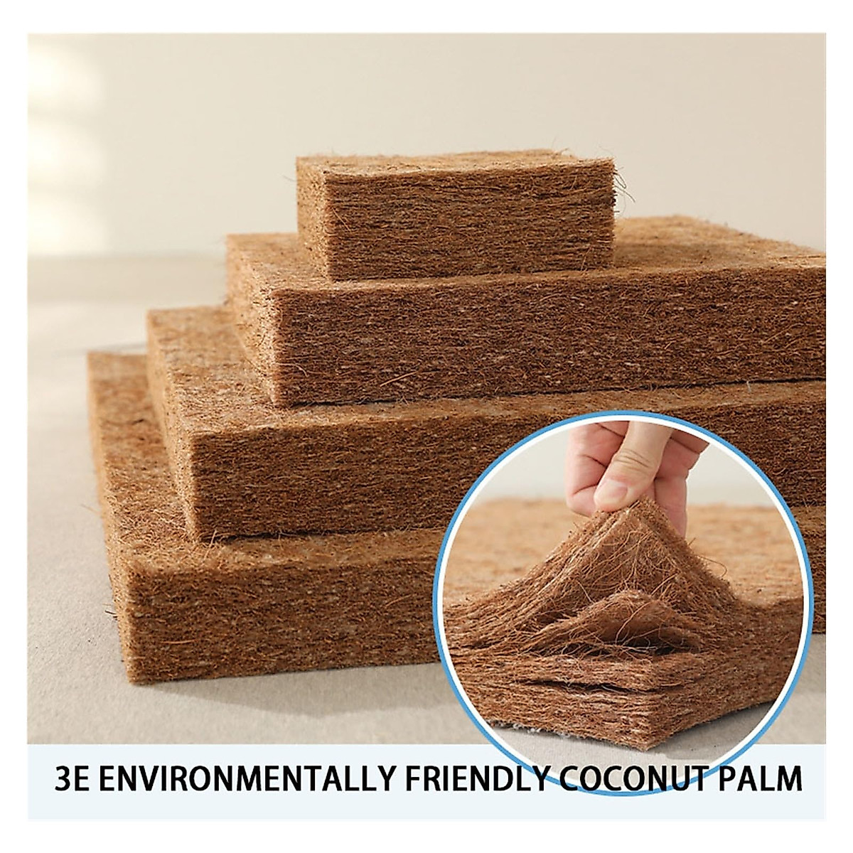 Generic Queen Mattress Topper, Natural Coir Mattress Coconut Palm Mattress Pad Hard Coir Palm Folding Mattress Natural Latex Coir Mixed Materials Mattress (Color : Style 2, Size : 71 * 78.7in*4in)