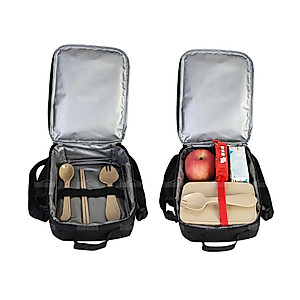 Dispalang Basketball School Lunch Bag for Boys Cool Thermal Lunch Container Insulated Cooler Bag