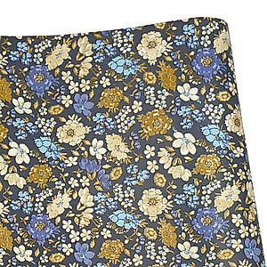 Yifely Self-Adhesive Shelf Liner Removable Drawer Paper Refurbish Old Furnitures Makeup Dresser Nightstands, Retro Floral, 17.7 Inch by 9.8 Feet
