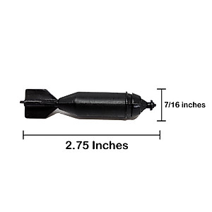 Military Navy Toy Torpedo Missiles Playset for Action Figures Diorama Sets - 10 Pieces