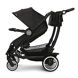 Austlen Entourage Stroller Snack Tray: BPA Free Baby Stroller Attachment Accessories - Black