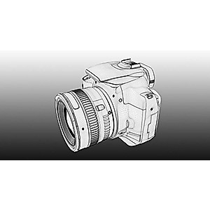 Quality Prints - Laminated 46x24 Vibrant Durable Photo Poster - Camera Canon Camera Lens Photography Digital Camera Zoom Lens SLR Photo Camera SLR Camera Digital Photograph 3D Model