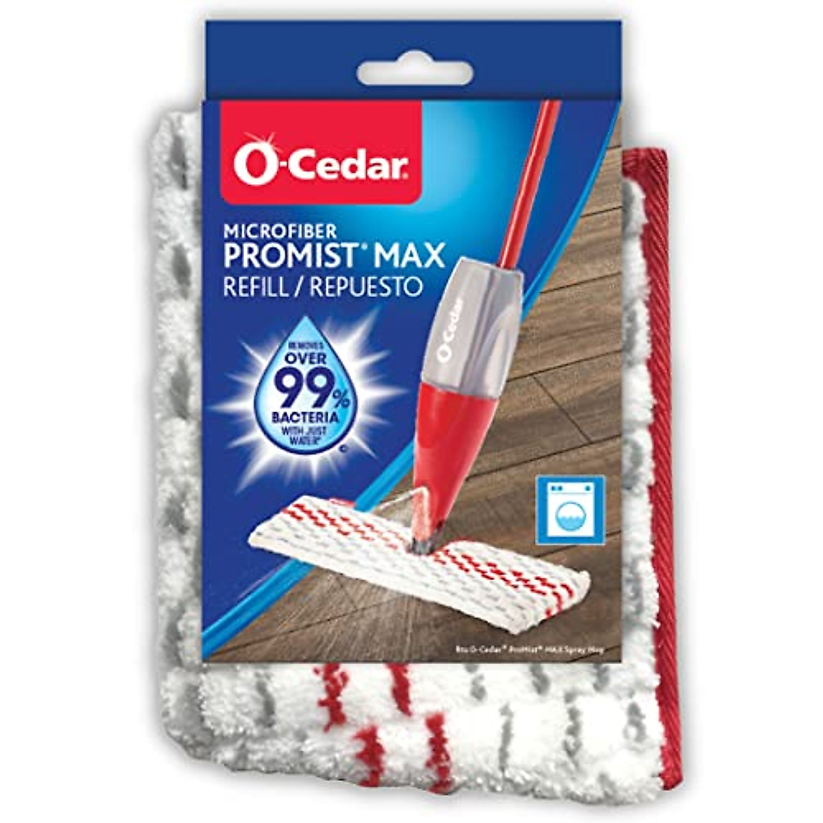 O-Cedar ProMist MAX Microfiber Refill, 1 Count (Pack of 1), White