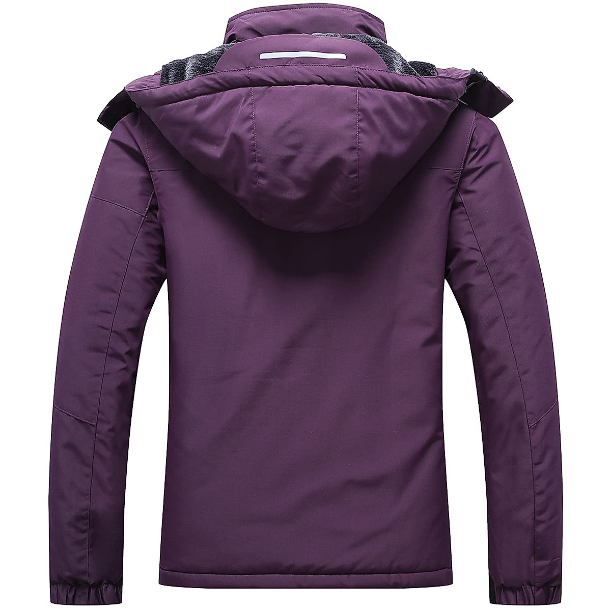 SUOKENI Women's Waterproof Warm Winter Snow Coat Hooded Raincoat Ski Snowboarding Jacket