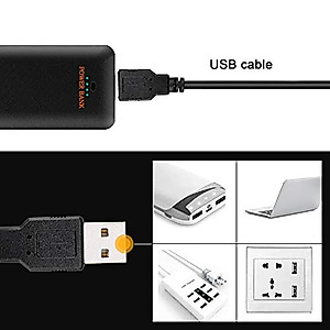 SVBONY SV172 Lens Warmer, 240mm Lens Heater Warmer Dew, 3 Gear Regulator Temperature USB Universal Dew Heater Strip for Telescope Camera