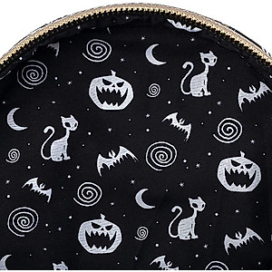 Loungefly Disney Nightmare Before Christmas Tarot Card AOP Womens Double Strap Shoulder Bag Purse