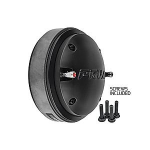 PRV AUDIO 2 Inch Exit Polymide Compression Driver D2500Py - 200 Watts Program Power, 8 Ohm, 100 Watts RMS Power, 109 dB, Compact Mid High Vocal Reproduction for Pro Audio Systems (Single)