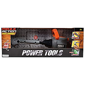 Sunny Days Entertainment Maxx Action Power Tools Weed Trimmer, Construction Toy Tool with Lights and Sounds, Pretend Play Toy for Kids, Educational Gift Toddler Tool and Gardening Set