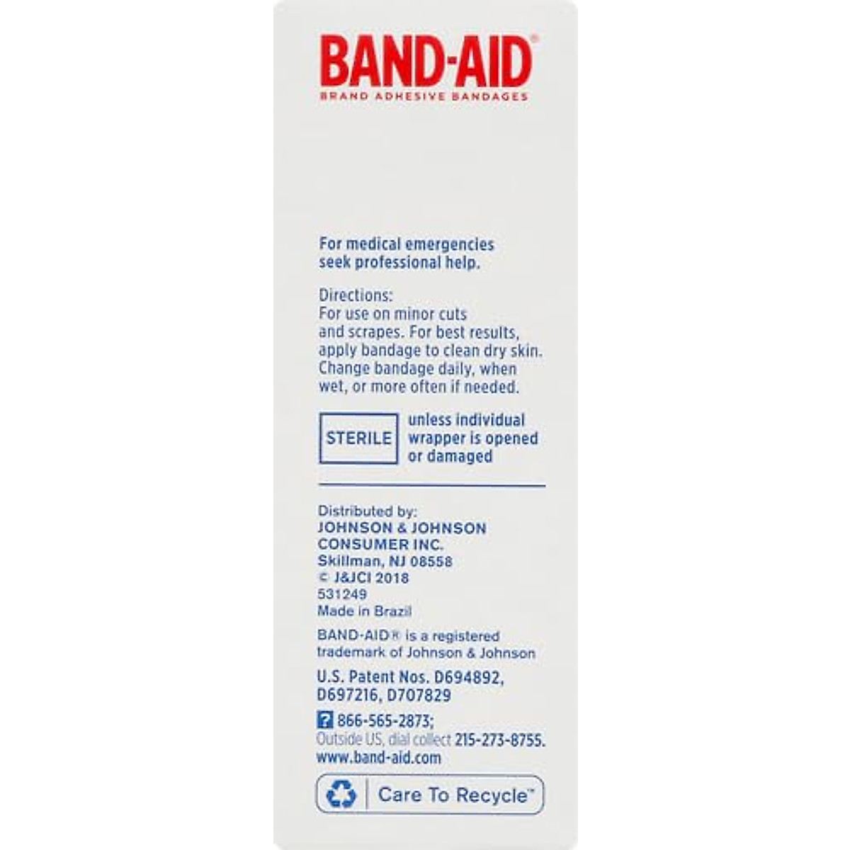 Band-Aid Brand Flexible Fabric Adhesive Bandages, Comfortable Flexible Protection & Wound Care of Minor Cuts & Scrapes, Quilt-Aid Technology to Cushion Painful Wounds, All One Size, 30 ct