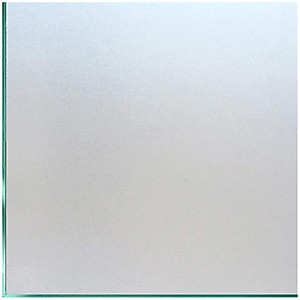 Coavas Window Privacy Film Frosted Glass Window Clings Bathroom Door Window Coverings Day and Night Privacy Peel and Stick Sun Blocking Decorative Frosting Home Window Tint (35.4 x 118.1 Inch, Pure)