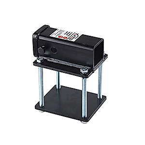 TOPTOW RV Bumper Hitch Receiver 63801 for 4 inch to 4.5 inch Beams, 2 inch Receiver Opening, Fits for Bike Racks, Cargo Carriers Camper-on