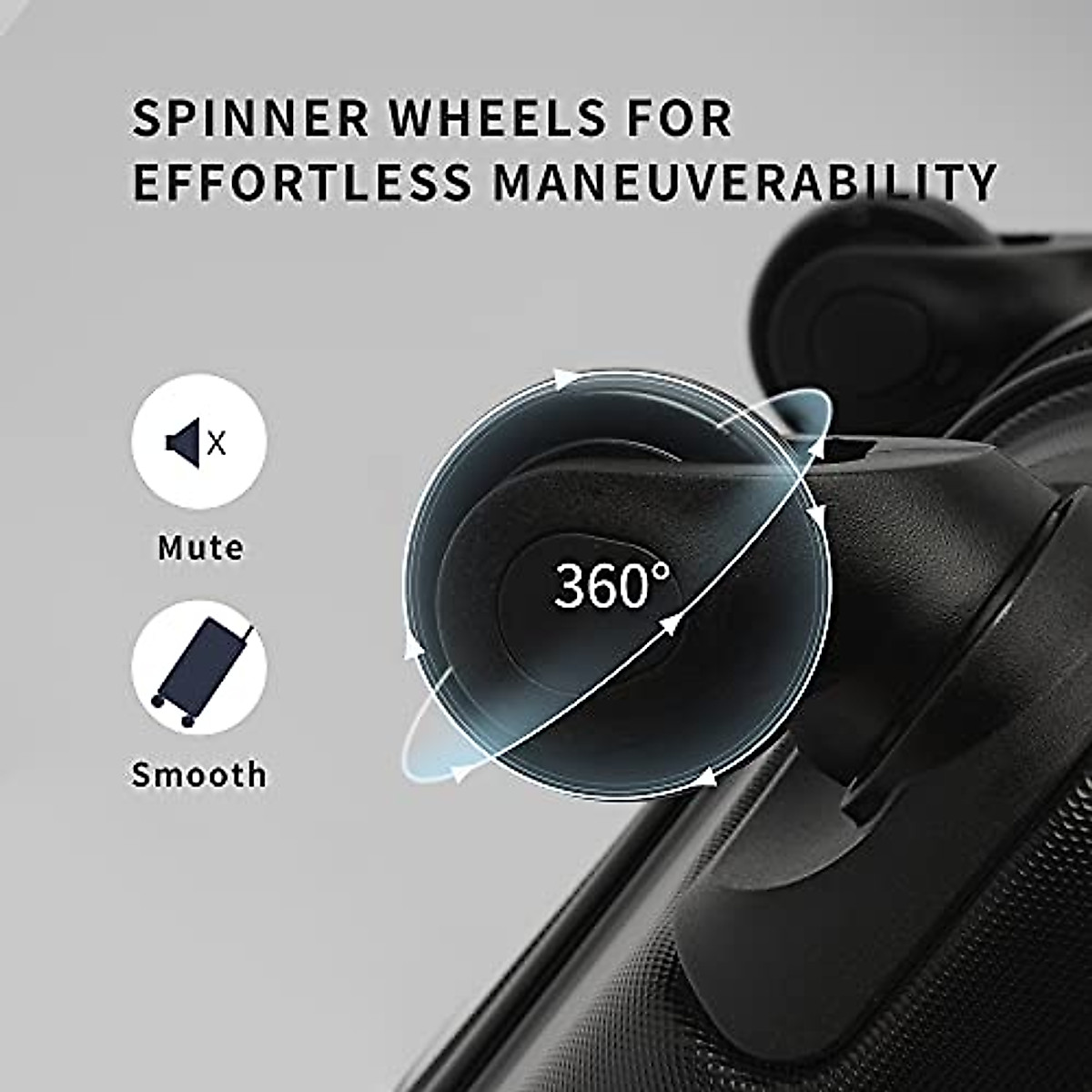 Merax Luggage Sets 3 piece Carry on Luggage Suitcase Sets of 3, Hard Case Luggage Sets Clearance Expandable