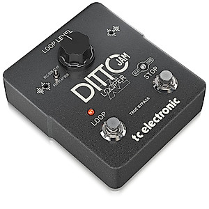 TC Electronic Guitar Looper Effects Pedal, Black (Ditto JAM X2