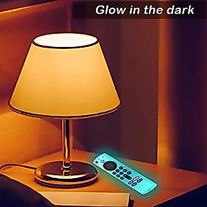 Firestick Remote Cover Glow in The Dark - TV Stick 4k Remote Cover 3rd Gen, Firestick Remote Case Anti Slip Silicone Sleeve (Blue)
