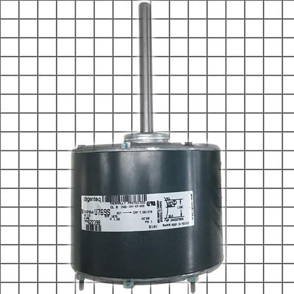 622398 - OEM Upgraded Replacement for Miller Condenser Fan Motor