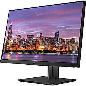 HP Z23n G2 23 Inch FHD 1080p IPS LED Business Monitor (1JS06A8#ABA) 2-Pack Bundle with HDMI, DisplayPort, VGA, USB Ports, and Dual Monitor Desk Mount Stand with Clamp