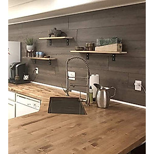 2 Pack - Angle Shelf Bracket, Iron Shelf Brackets, Metal Shelf Bracket, Industrial Shelf Bracket, Modern Shelf Bracket, Shelving