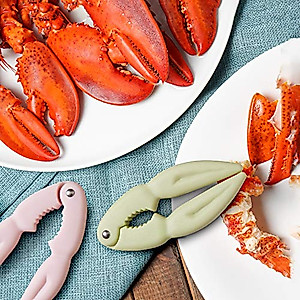 Nut Crab Lobster Crackers Tools Set - Crab Crackers and Tools for Crab Legs - Seafood Opener Tool Set