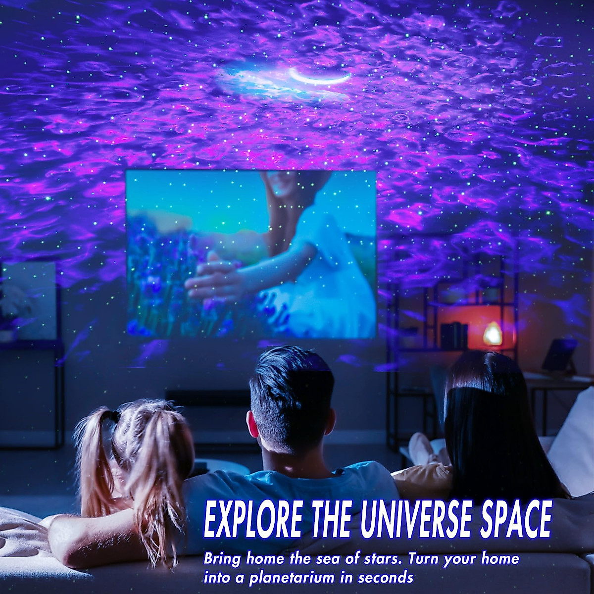 Star Projector Space Galaxy Night Light Projector, with Remote Timer and Bluetooth Music for Adults Kids Room Decor, Gifts for Christmas, Birthdays Party