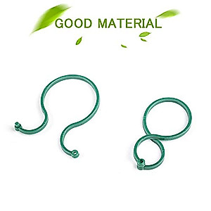 Plant Twist Clip Ties Garden Plant Support Clips Vegetables Tomato Vine Flower Clips Plant Locks for Securing Plants（100 Pcs ）